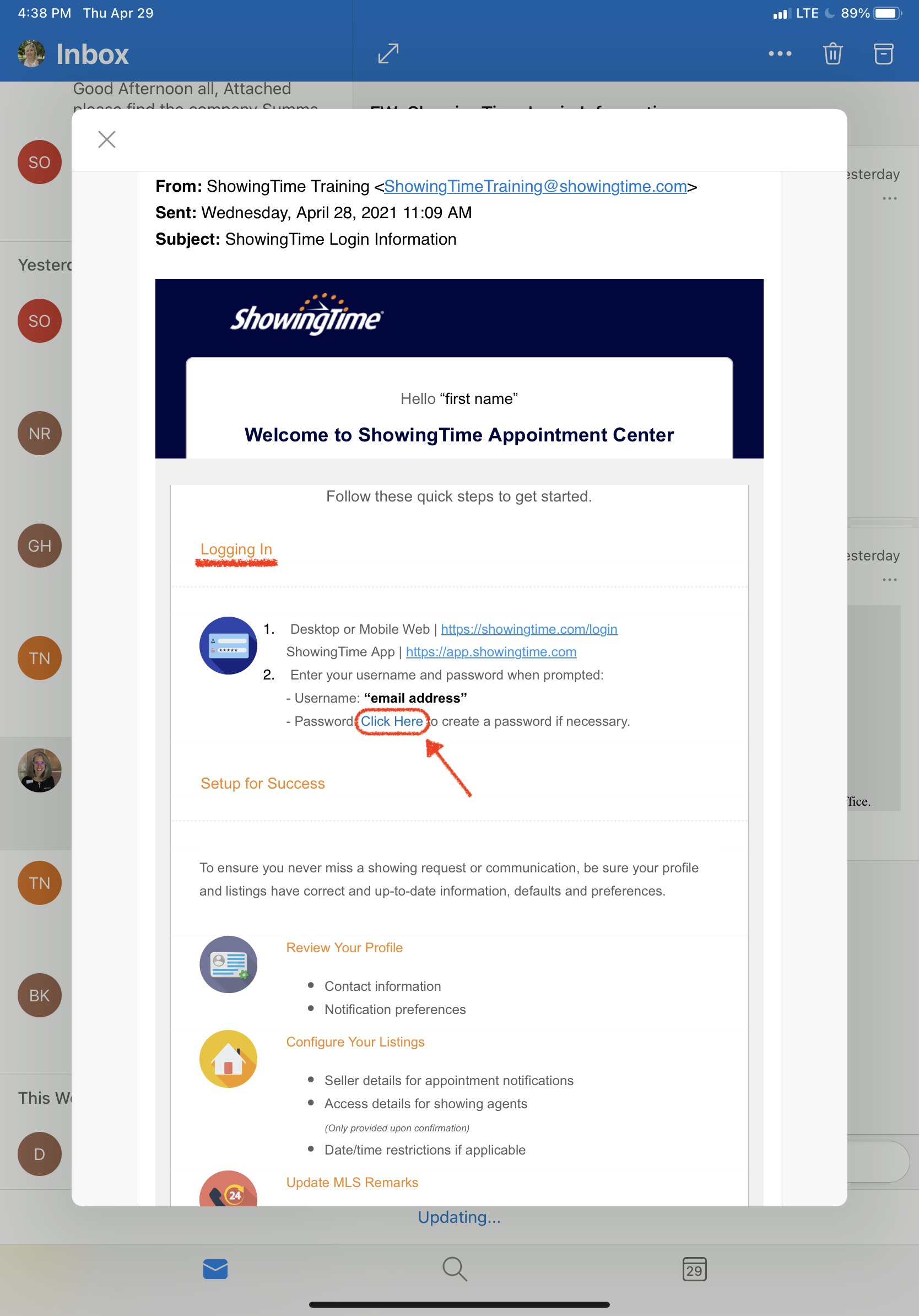 ShowingTime: How to Log In for the First Time – Doorify MLS