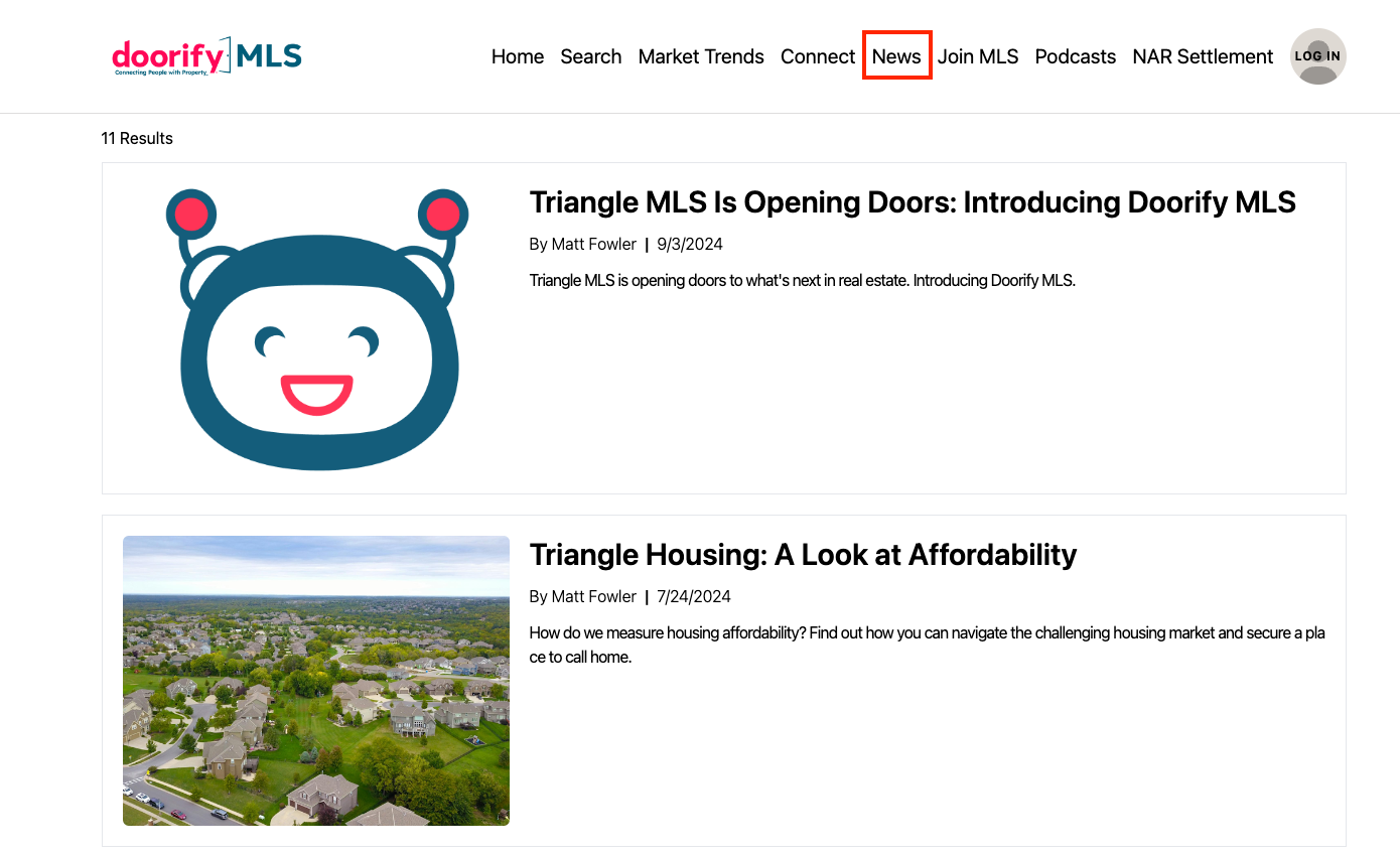 Introducing the Revamped DMLS Website! Quick Guide – Doorify MLS
