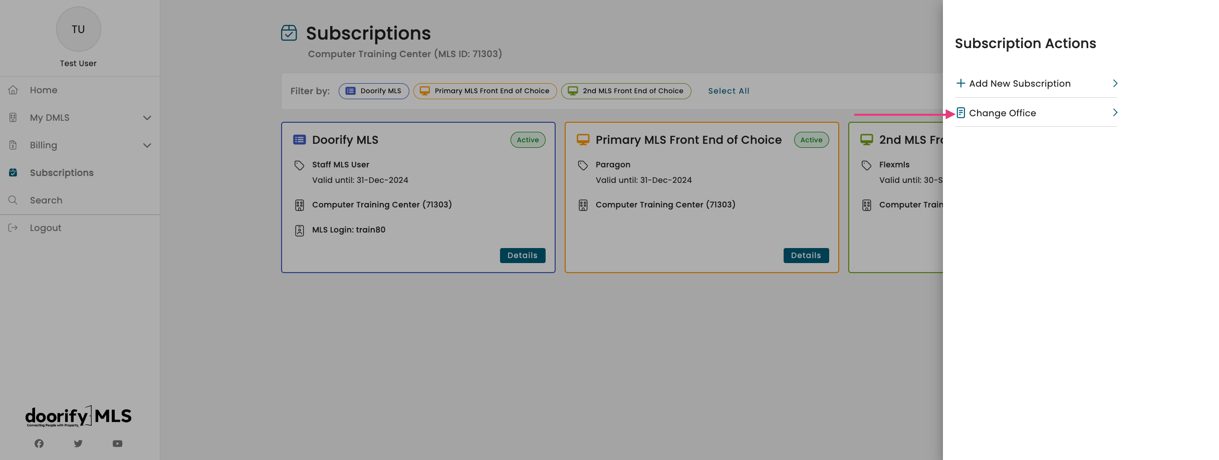 How to Transfer Offices – Doorify MLS